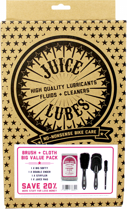 Juice Lubes Brush & Cloth Pack Borstelset | 12GO Biking