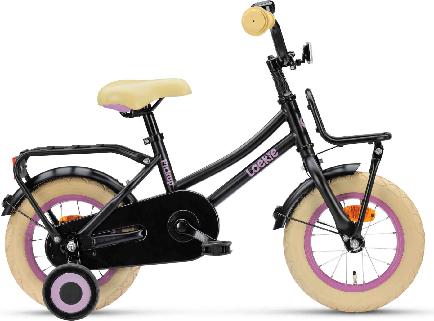 Loekie PACKD 12 inch Meisjesfiets 2025 | 12GO Biking