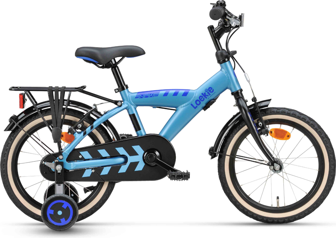 Loekie Snake 16 inch Jongensfiets 2026 | 12GO Biking