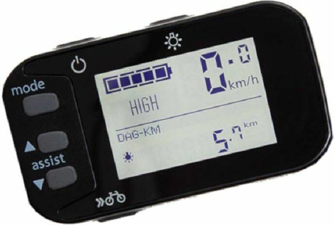 Gazelle Display Panasonic Zijkant | 12GO Biking