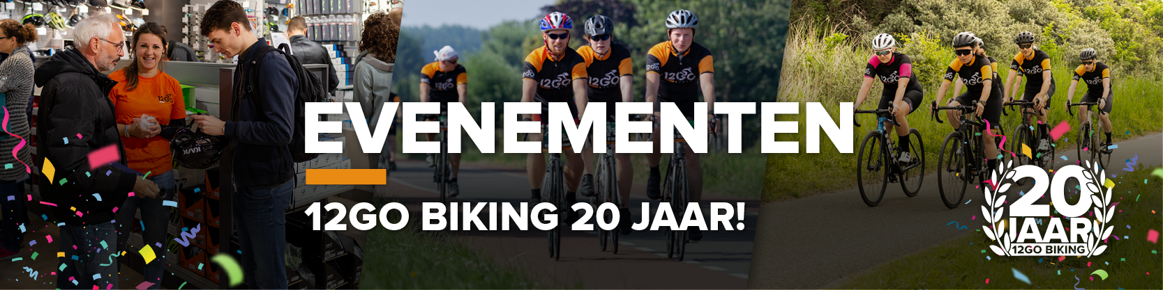 20 jaar 12GO Biking evenementen | 12GO Biking