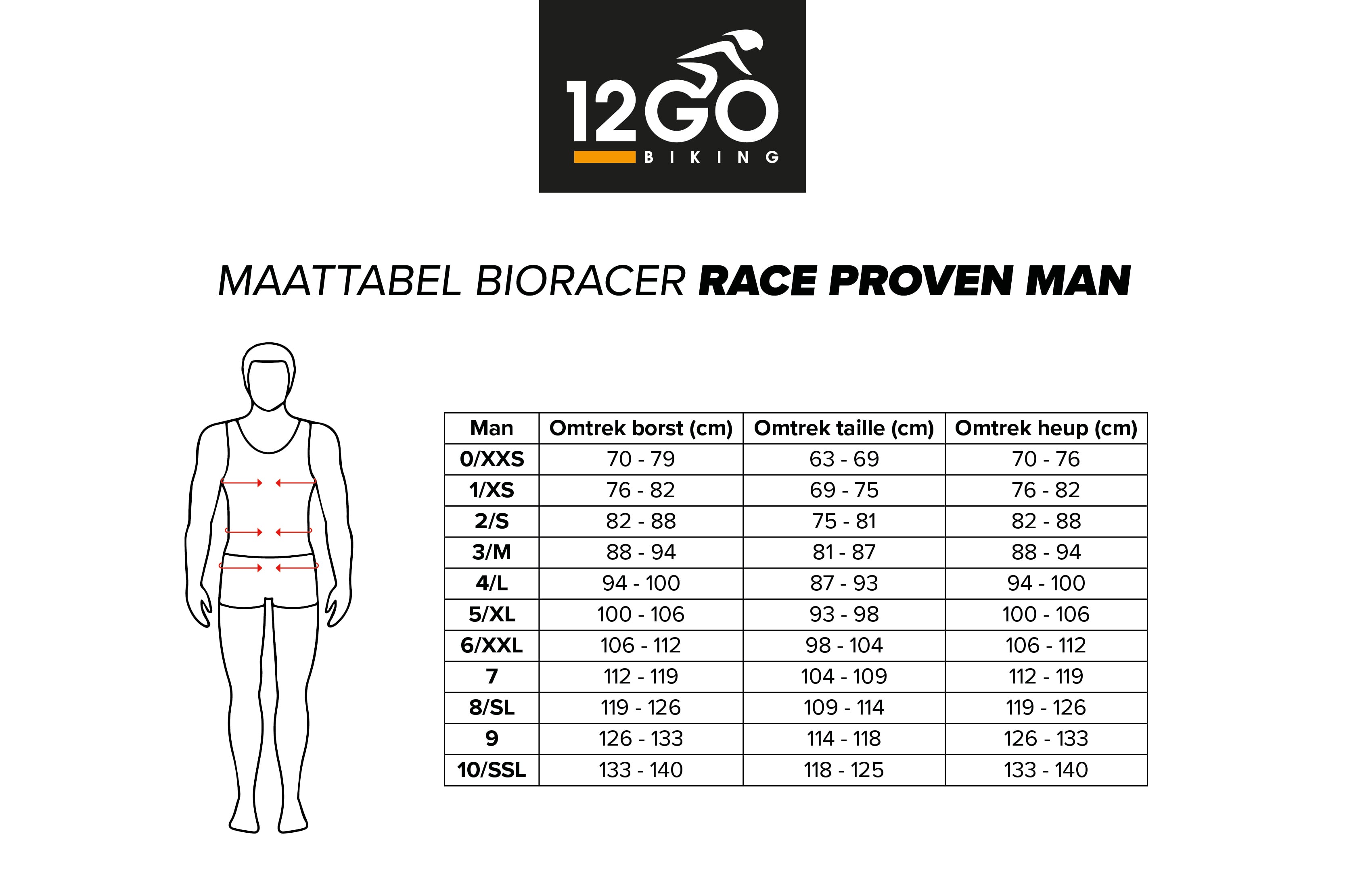 Bioracer 12GO Biking Promo Fietsshirt | 12GO Biking